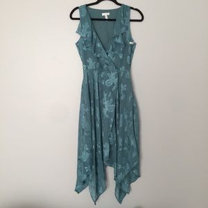 Leith | Dresses | Leith Blue Floral Embroidered Dress | Poshmark